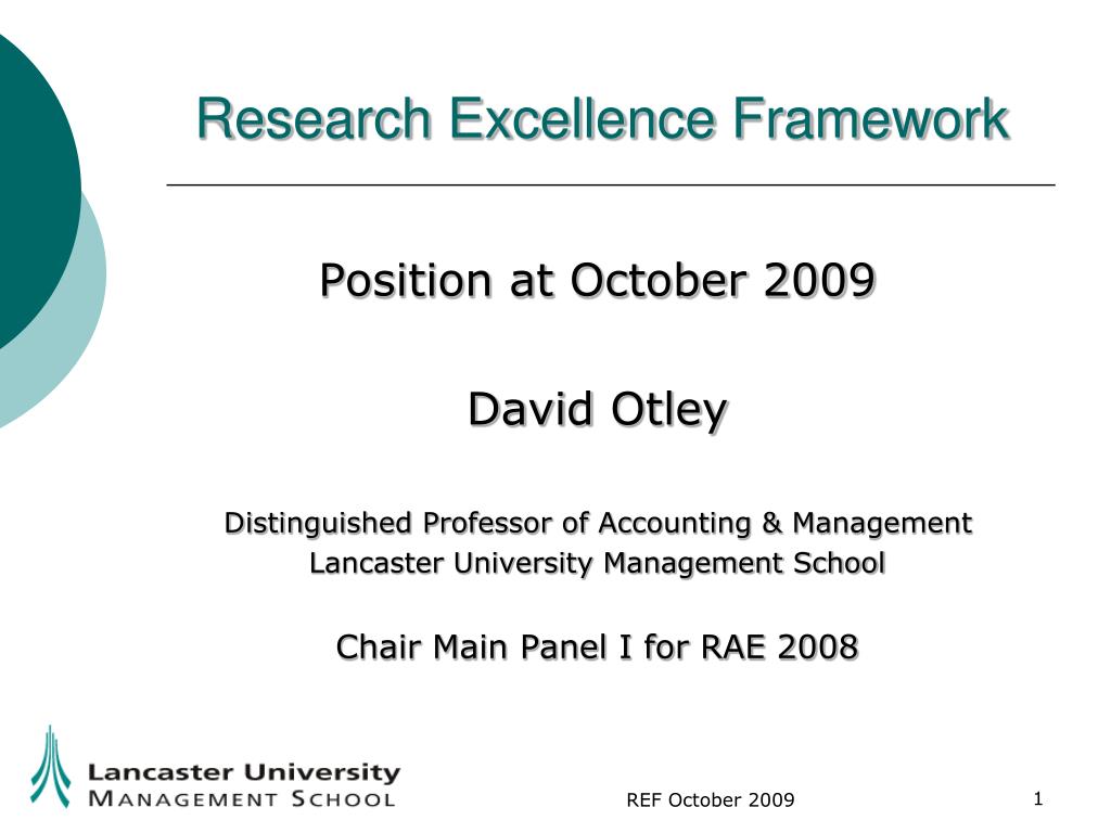 PPT - Research Excellence Framework PowerPoint Presentation, free ...