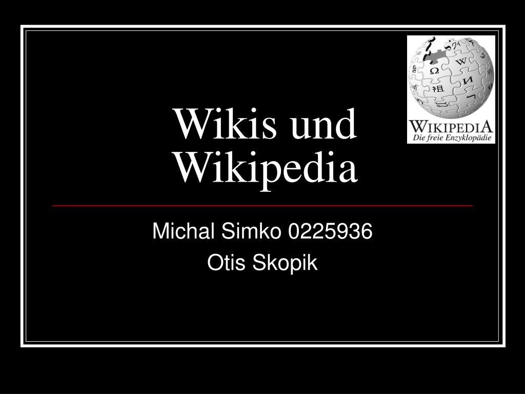 PPT - Wikis und Wikipedia PowerPoint Presentation, free download - ID ...