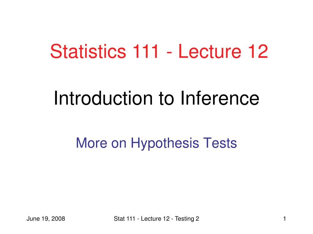 PPT - Introduction to Inference PowerPoint Presentation, free download ...