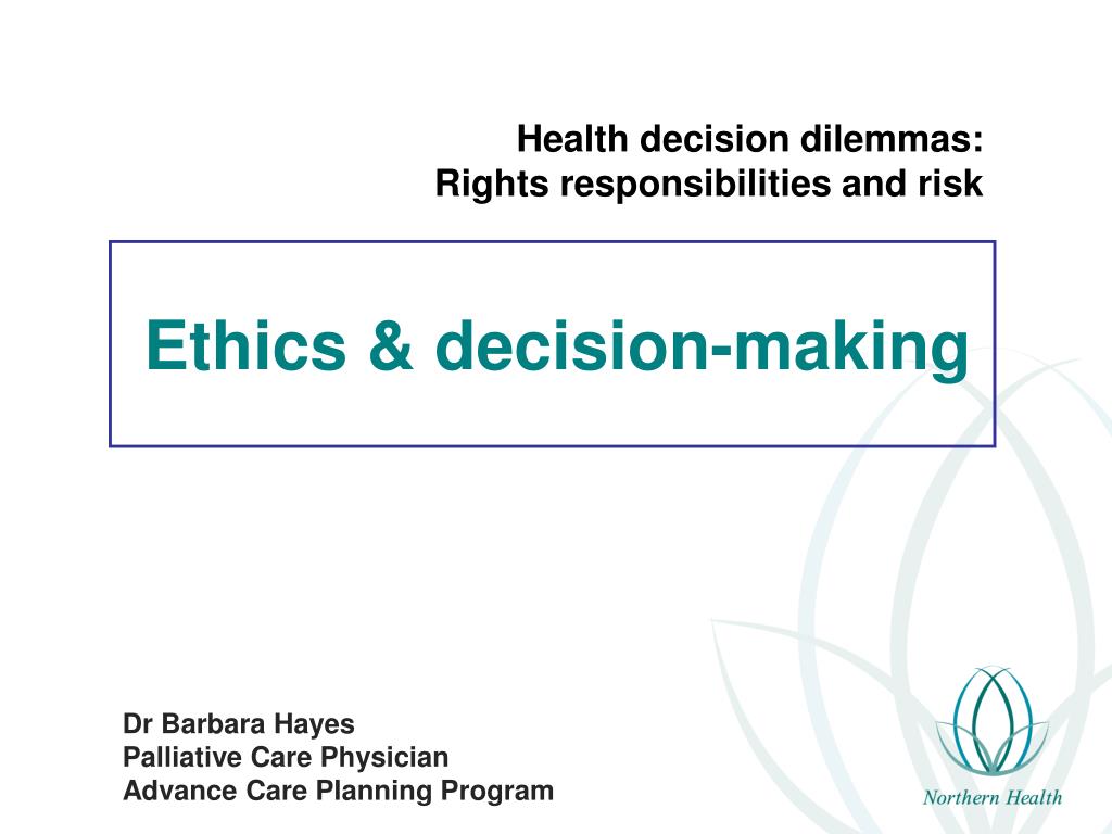 PPT - Ethics & decision-making PowerPoint Presentation, free download ...