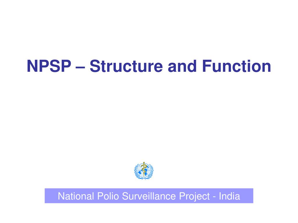 PPT - NPSP – Structure and Function PowerPoint Presentation, free ...