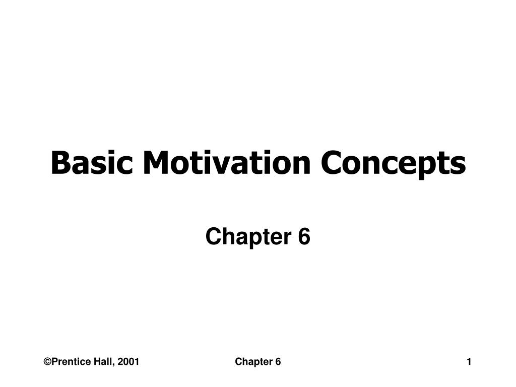 PPT - Basic Motivation Concepts PowerPoint Presentation, free download ...