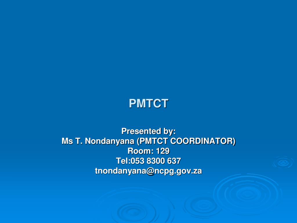 PPT - PMTCT PowerPoint Presentation, free download - ID:4690822