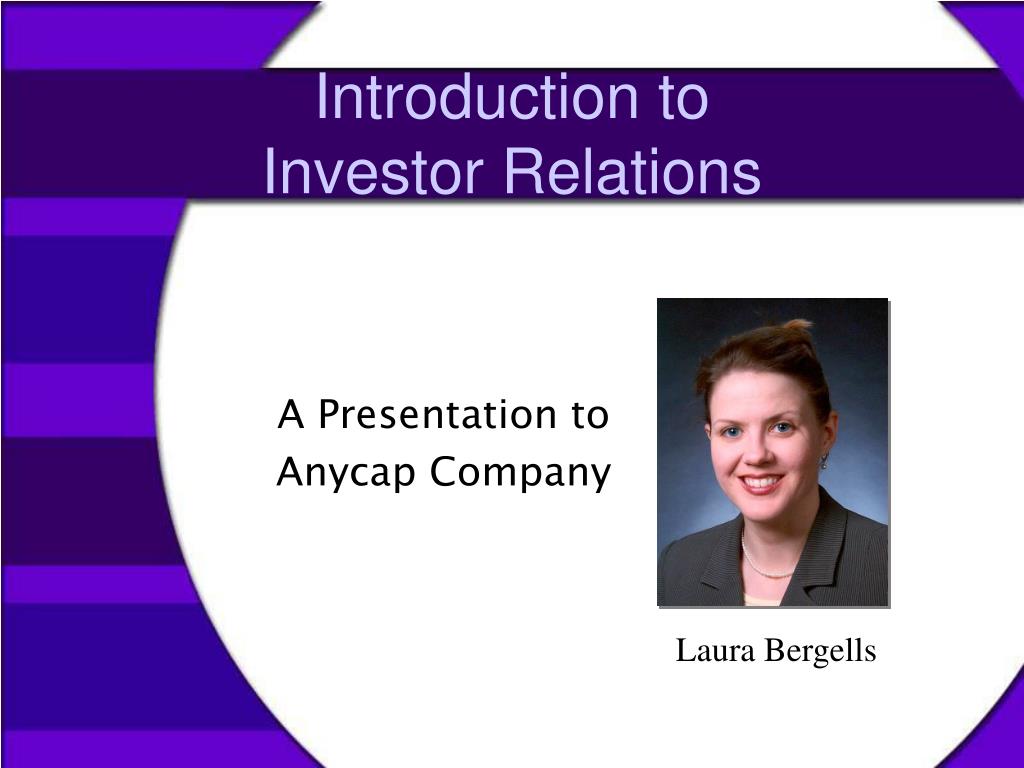 PPT - Introduction to Investor Relations PowerPoint Presentation, free ...