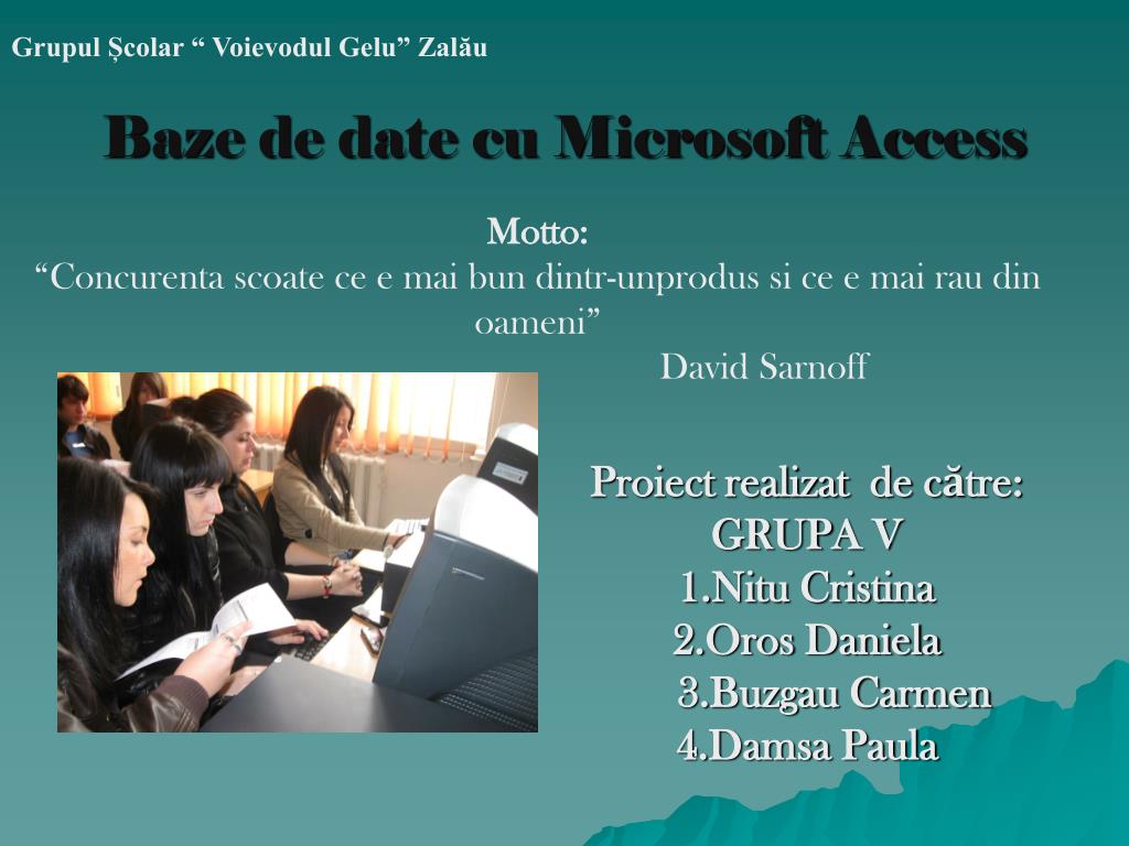 PPT - Baze de date cu Microsoft Access PowerPoint Presentation, free download - ID:4693539