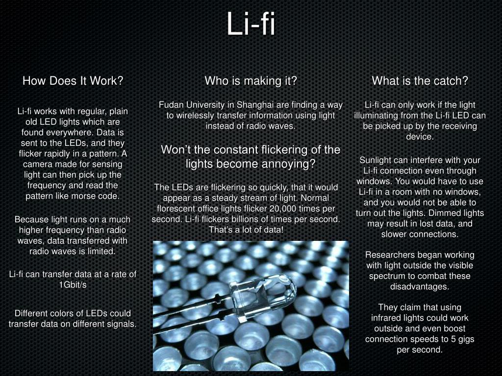 PPT - Li-fi PowerPoint Presentation, free download - ID:4695650