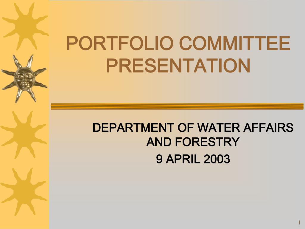PPT - PORTFOLIO COMMITTEE PRESENTATION PowerPoint Presentation, free ...