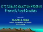 PPT - The DEPEd K to 12 Program PowerPoint Presentation, free download ...
