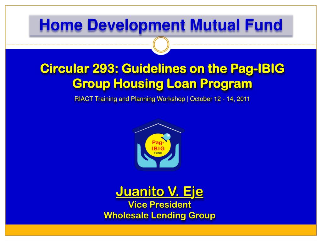 PPT - Home Development Mutual Fund PowerPoint Presentation, free ...