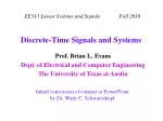 PPT - DISCRETE-TIME SIGNALS and SYSTEMS PowerPoint Presentation, free ...