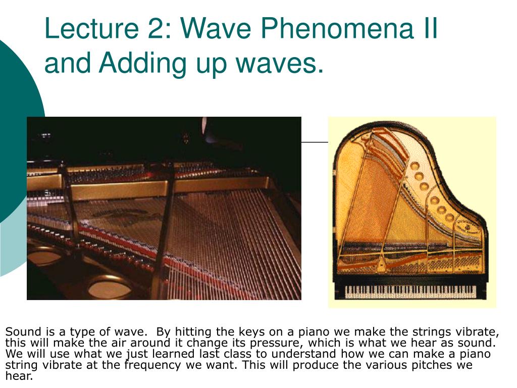PPT - Lecture 2: Wave Phenomena II and Adding up waves. PowerPoint ...