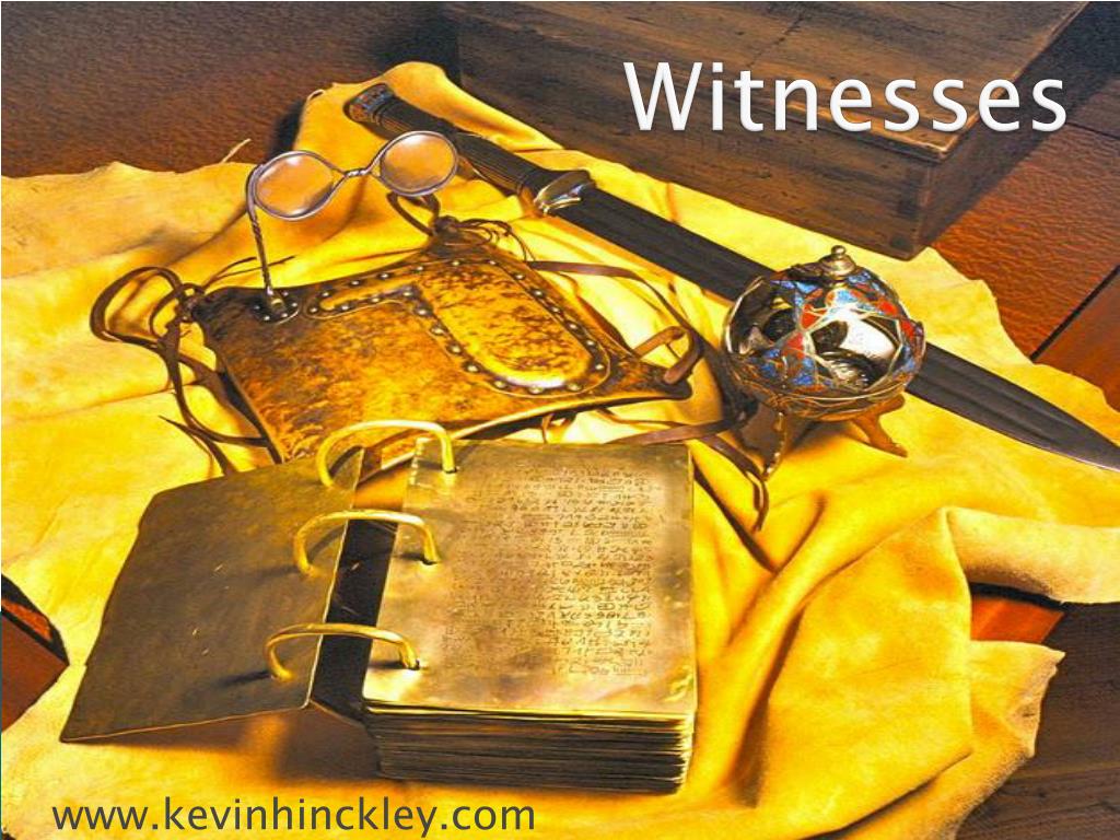 PPT - Witnesses PowerPoint Presentation, free download - ID:4705020