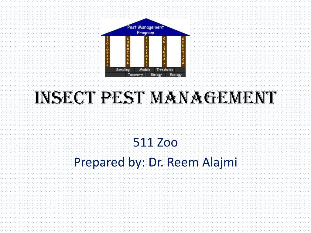 PPT - Insect pest management PowerPoint Presentation, free download ...