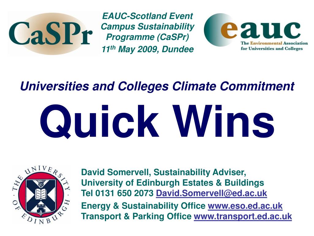 PPT - Quick Wins PowerPoint Presentation, free download - ID:4708909