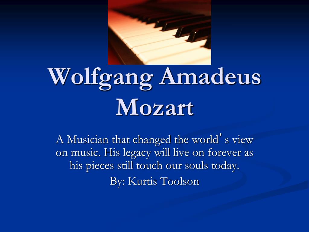 PPT - Wolfgang Amadeus Mozart PowerPoint Presentation, free download ...