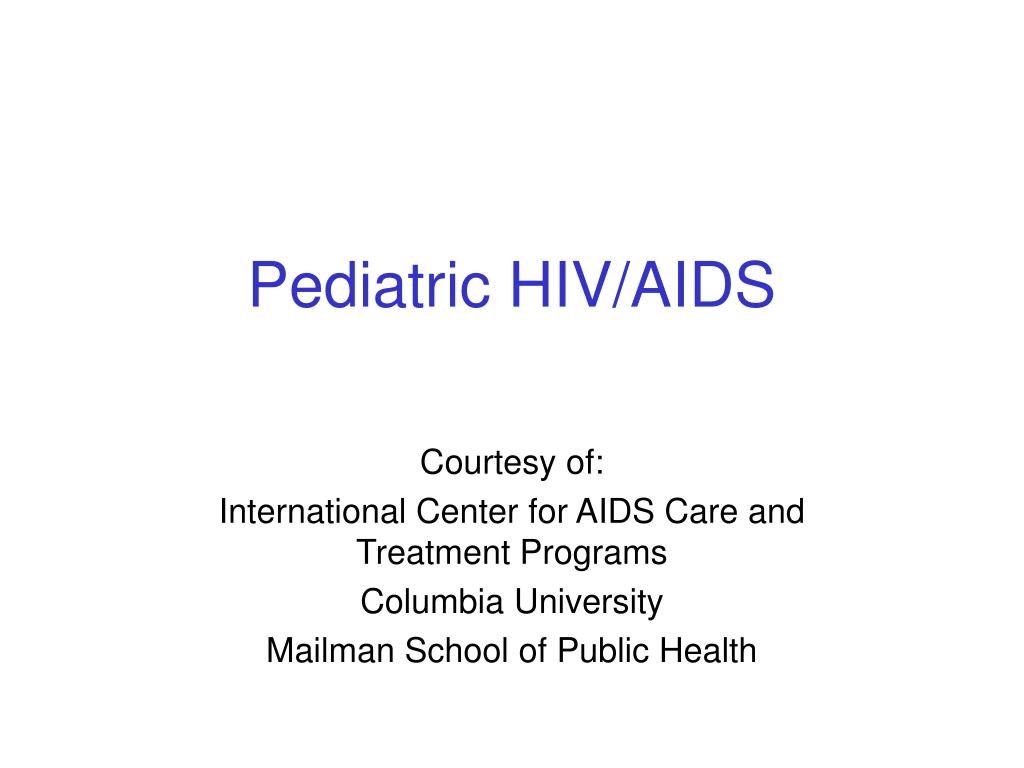 PPT - Pediatric HIV/AIDS PowerPoint Presentation, free download - ID ...