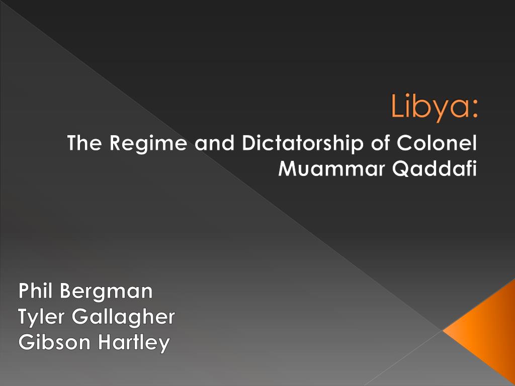 PPT - Libya: PowerPoint Presentation, free download - ID:4710064