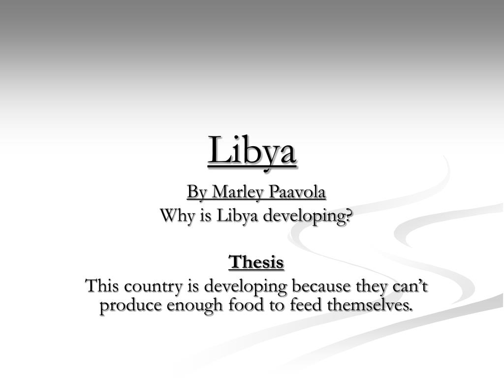 PPT - Libya PowerPoint Presentation, free download - ID:4710087