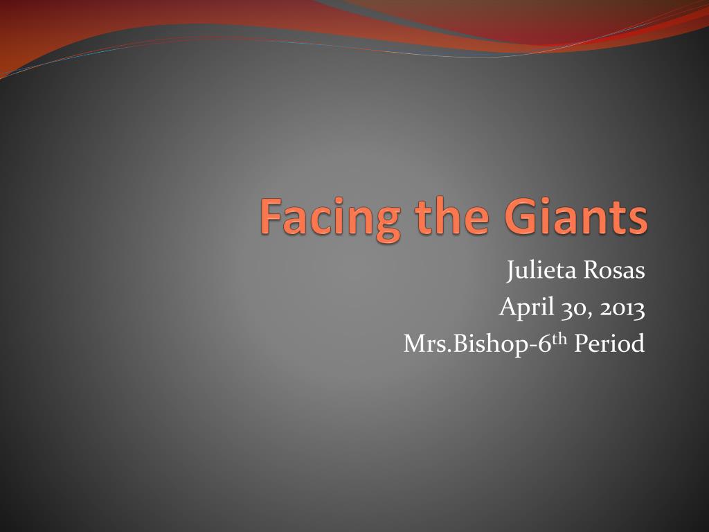 PPT - Facing the Giants PowerPoint Presentation, free download - ID:4711043
