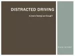 PPT - Distracted Driving PowerPoint Presentation, free download - ID ...