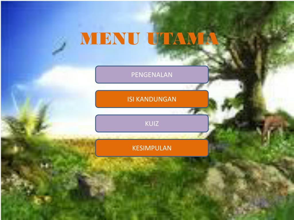 PPT - MENU UTAMA PowerPoint Presentation, free download - ID:4718413