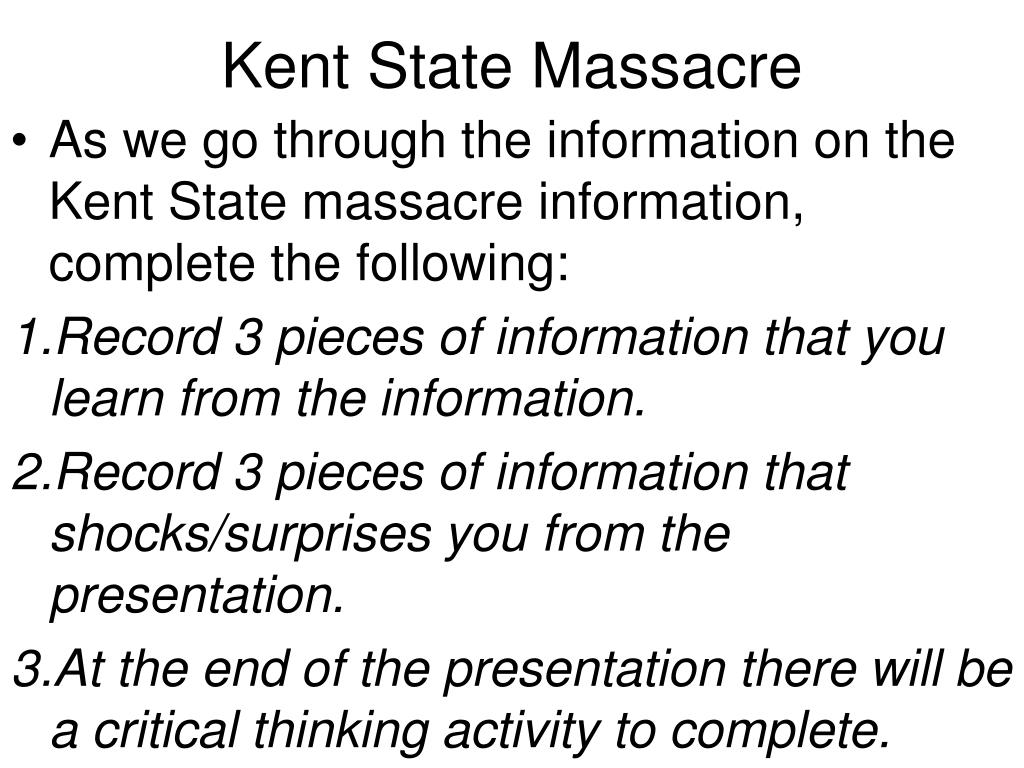 PPT - Kent State Massacre PowerPoint Presentation, free download - ID ...