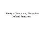PPT - Graphs of Piecewise Linear Functions PowerPoint Presentation ...
