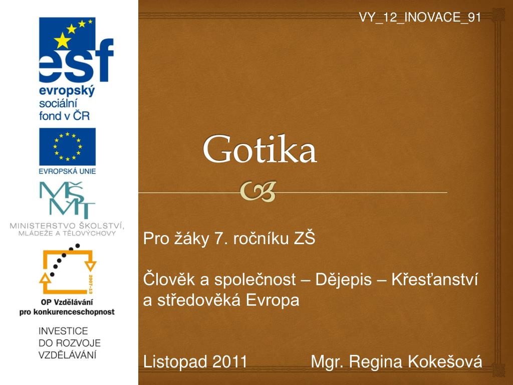 PPT - Gotika PowerPoint Presentation, free download - ID:4723103