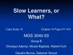 PPT - Slow Learners Vs Fast Learners: Understanding the Difference ...