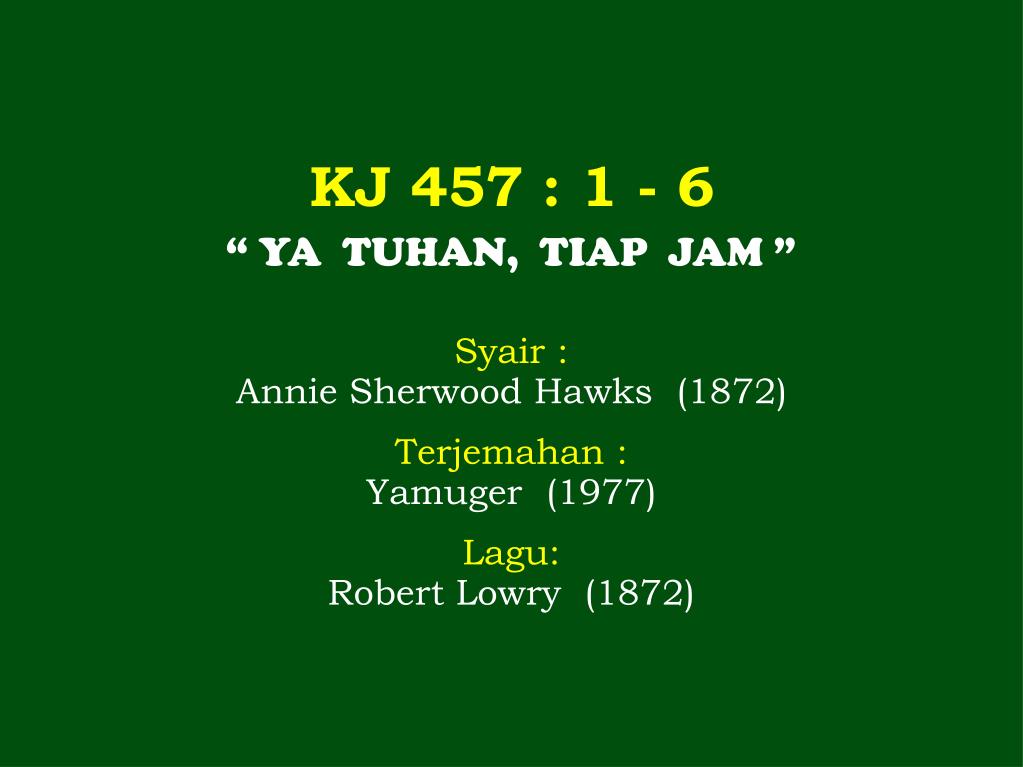 PPT - KJ 457 : 1 - 6 PowerPoint Presentation, free download - ID:4723878