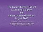 PPT - The SD Comprehensive School Counseling Program Model PowerPoint ...