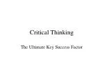 PPT - Beyond Question Stems: Critical Thinking in the 21st Century ...