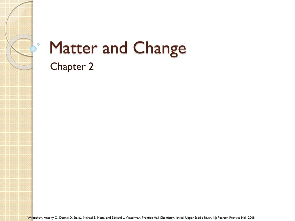PPT - Matter and Change PowerPoint Presentation, free download - ID:4726458