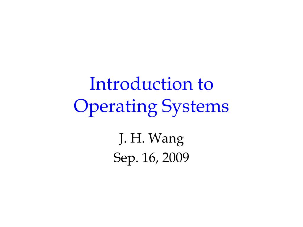 PPT - Introduction to Operating Systems PowerPoint Presentation, free ...