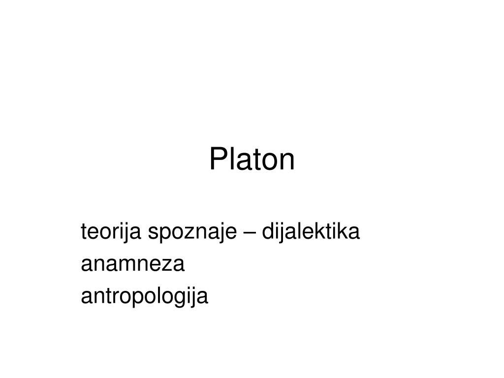 PPT - Platon PowerPoint Presentation, free download - ID:4730149