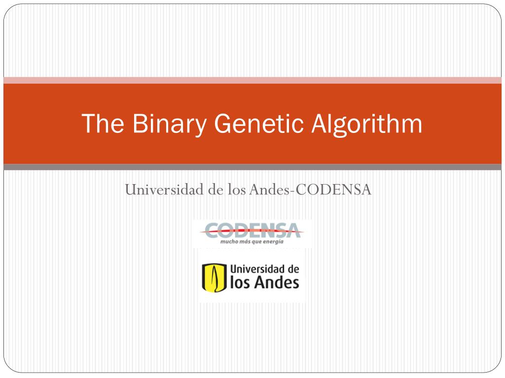 PPT - The Binary Genetic Algorithm PowerPoint Presentation, free ...