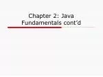 PPT - Chapter 1 Java Fundamentals PowerPoint Presentation, free ...