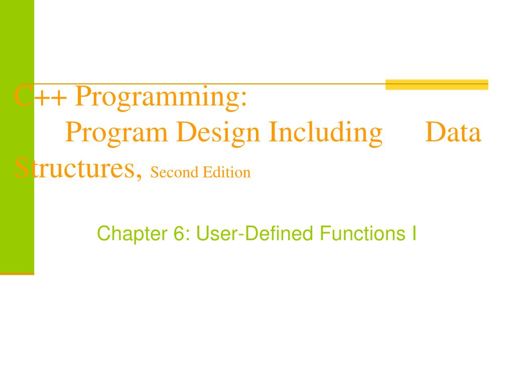 PPT - C++ Programming: Program Design Including Data Structures, Second Edition PowerPoint ...