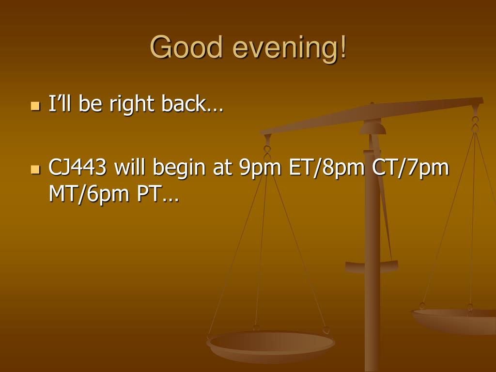 PPT - Good evening! PowerPoint Presentation, free download - ID:4732917