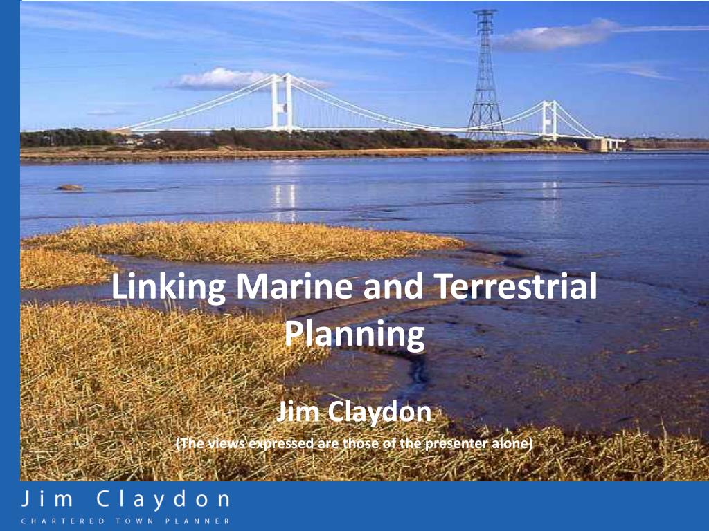 PPT - Linking Marine and Terrestrial Planning PowerPoint Presentation ...