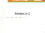 PPT - Pointers in C++ PowerPoint Presentation, free download - ID:3949357