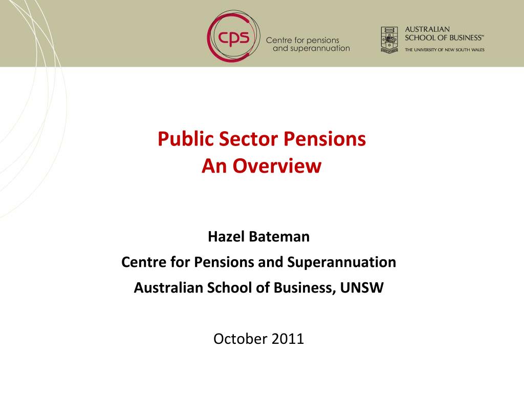 PPT - Public Sector Pensions An Overview PowerPoint Presentation, free ...