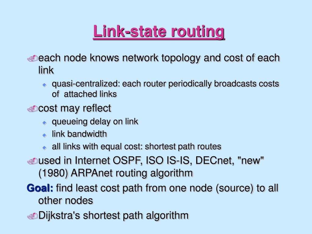 PPT - Link-state routing PowerPoint Presentation, free download - ID ...