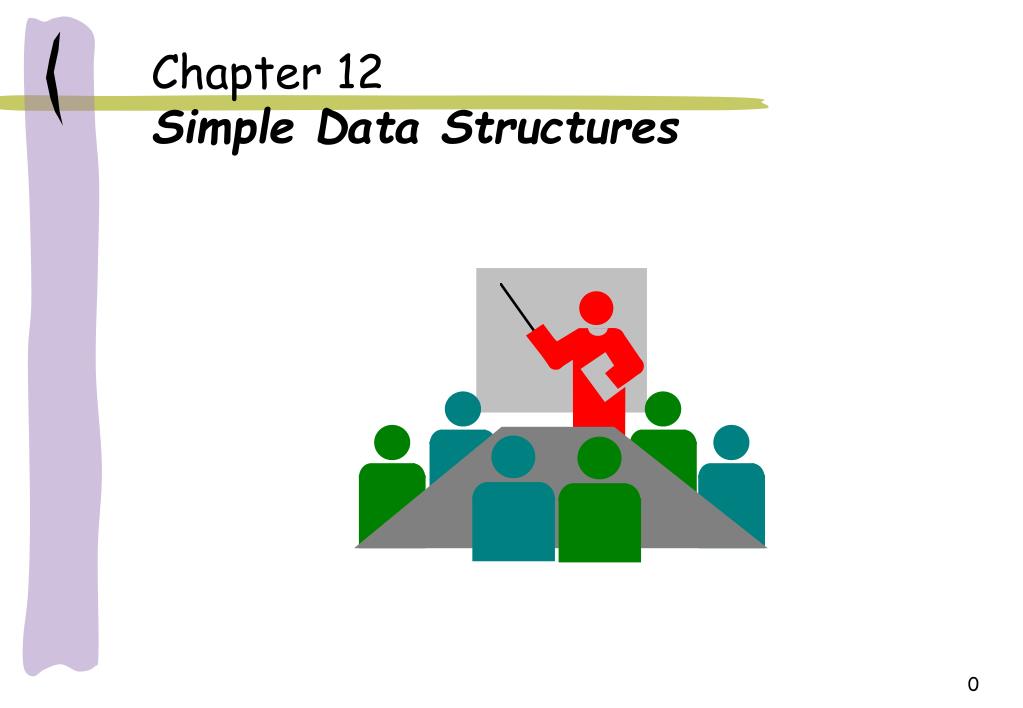 PPT - Chapter 12 Simple Data Structures PowerPoint Presentation, free ...