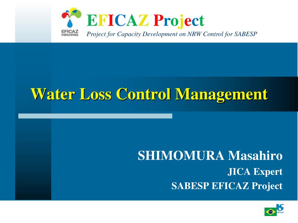 PPT - Water Loss Control Management PowerPoint Presentation, free ...