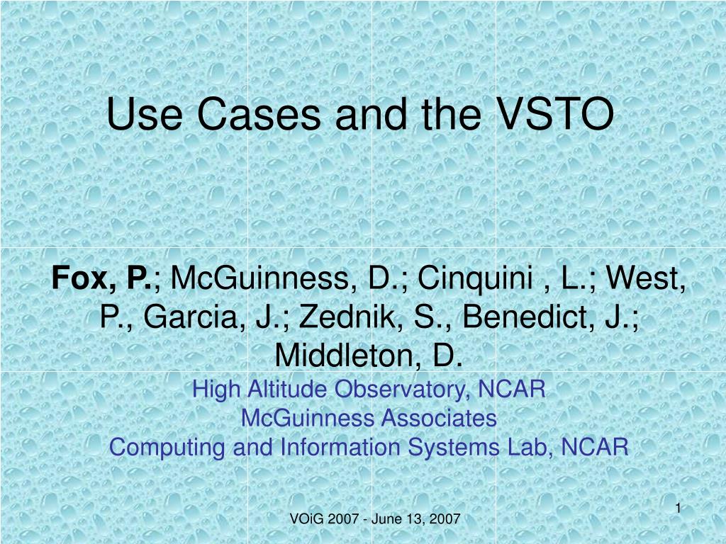 PPT - Use Cases and the VSTO PowerPoint Presentation, free download ...