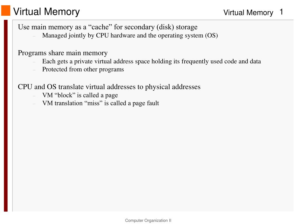 PPT - Virtual Memory PowerPoint Presentation, free download - ID:4750180