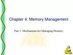PPT - Chapter 4 Memory Management PowerPoint Presentation, free download - ID:2316962
