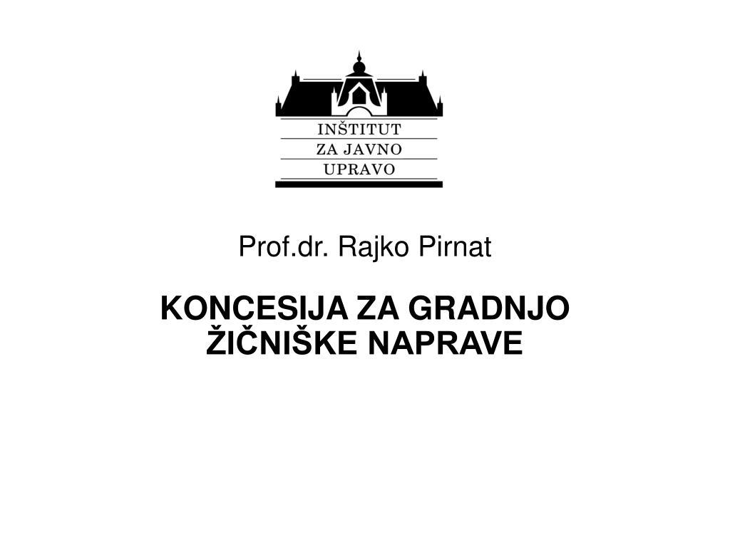 PPT - Prof.dr. Rajko Pirnat PowerPoint Presentation, free download - ID ...
