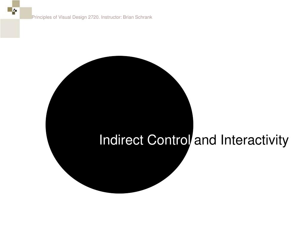 PPT - Indirect Control PowerPoint Presentation, free download - ID:4761380
